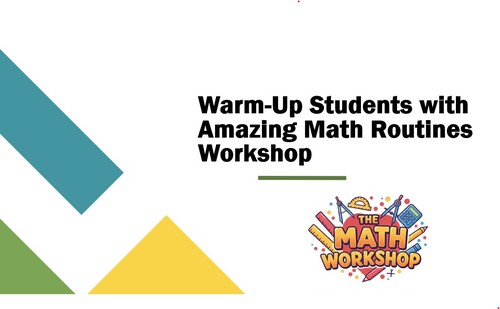 Amazing Math Routines Video from The Math Workshop | TPT