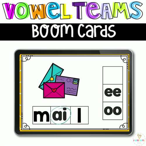 Vowel Team Worksheets Printables and Digital Unit for First Grade