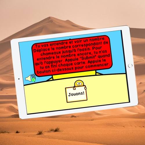 Compte jusqu'à 10 | Les chameaux | Cartes Boom avec audio | TPT