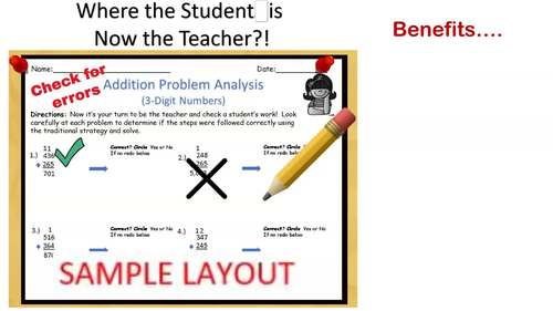 Partial Sums - Check Yourself (Can You Find the Mistake?) | TPT