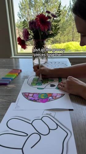 End of Year Activities | Groovy Year Giant Craft | Graduation ...