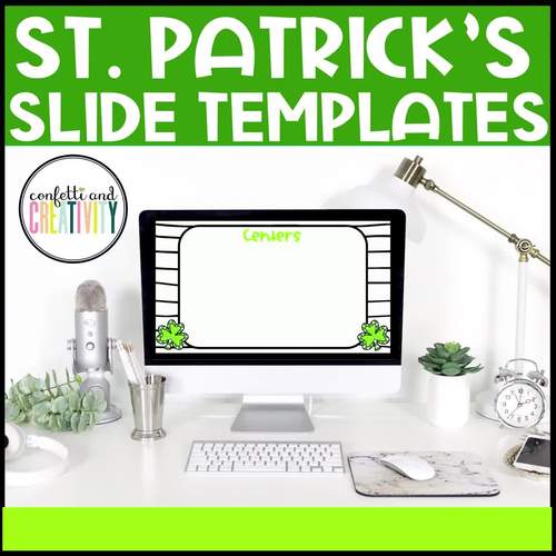 St. Patrick's Day Holiday Google Slides Template | Distance Learning