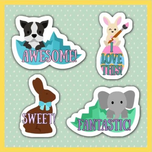 Dollar Deal Digital Stickers Easter Seasonal and Holiday Digital Resource