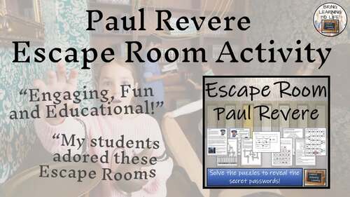 Paul Revere Escape Room | Social Studies & History Activity | TPT