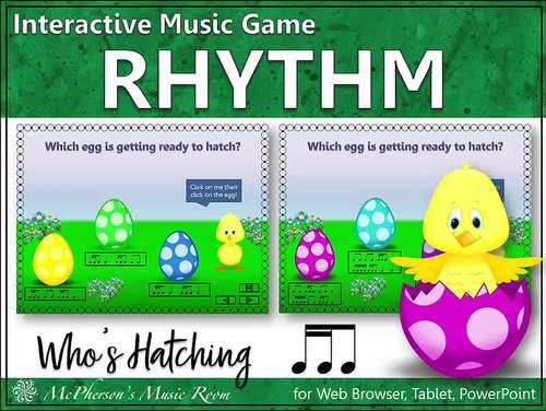 Spring Music | Interactive Rhythm Game 2 Sixteenths & 1 Eighth {Who's ...