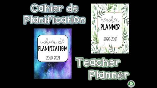 Planificateur d'enseignants 2020-2021 - 5 classes by Rachael Neelin