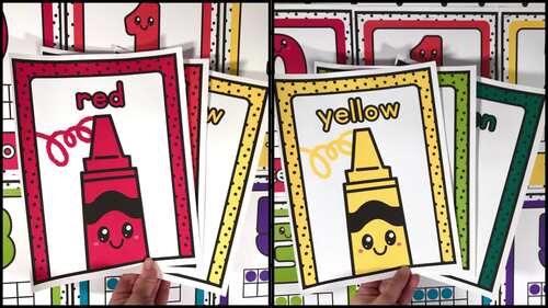 Classroom Crayon Color Posters, Editable Color Prints, Rainbow ...