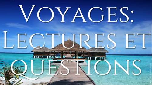 French Travel Trip Voyage Hotel Reading Performance Task Comprehensible ...