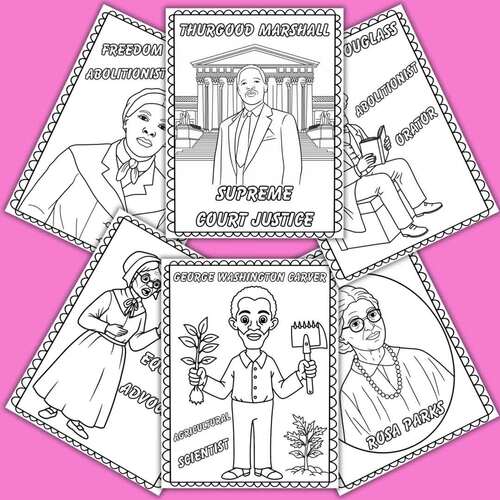 African American Heroes Coloring Worksheets for African American ...