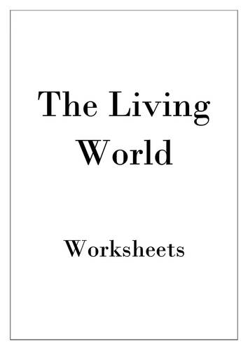 Geography The Living World Worksheets by Worksheet Whisperer | TPT