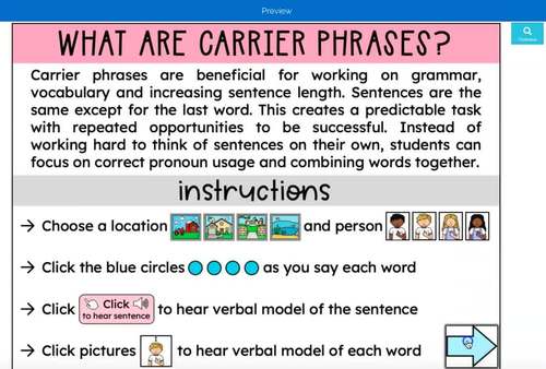 I See ANIMALS • Carrier Phrases • Boom Cards - SpeakEazySLP by SpeakEazySLP