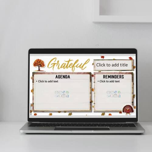 Thanksgiving Daily Agenda Slides - Thanksgiving Countdown, Morning Slides