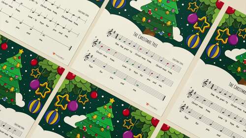 The Christmas Tree - Winter Song | Recorder & Boomwhackers Sheet Music