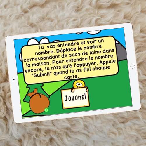 Compte jusqu'à 10 | La laine des moutons | Cartes Boom avec audio