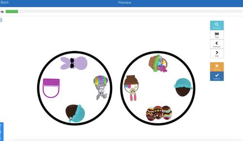 EASTER SPOT THE MATCH BOOM CARDS:OT /SLP visual perceptual game | TpT