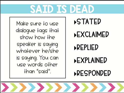 Dialogue Mini Lesson by Swain in the Middle | TPT