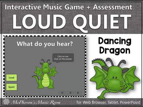 Loud and Quiet ~ Music Opposite Interactive Music Game + Assessment ...