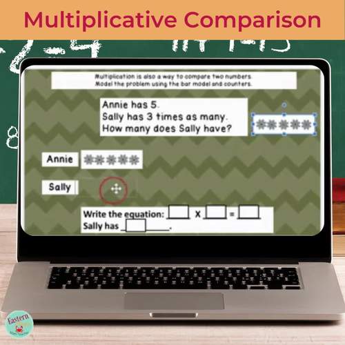 Multiplicative Comparison Word Problems by Eastern Shore Math Teacher