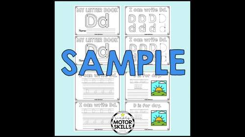 My Letter Books A-Z Mini Books - Trace Write Read - 1/2 Page Size ...