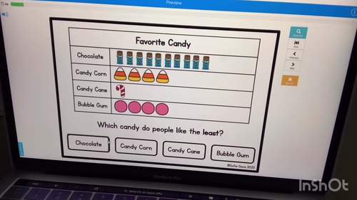Interpreting Graphs Boom Cards For Distance Learning by Where I AUT-a Be