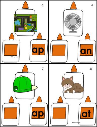 CVC Words Onset and Rime Google Slides ™ Digital AND Printable | TPT