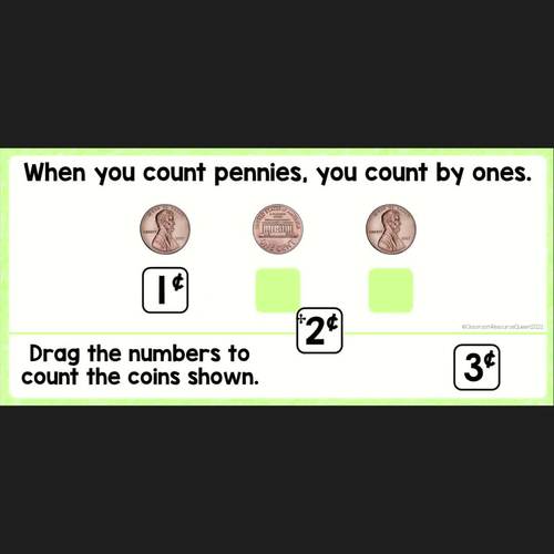 Counting Pennies and Nickels | Counting Coins Activity for SEESAW