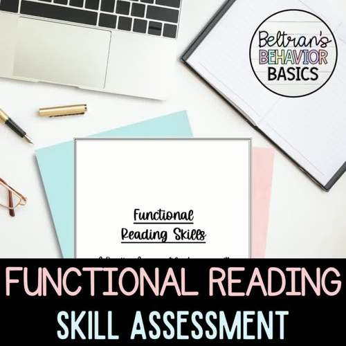 Functional Reading Assessment for Autism or Other Disabilities | TPT