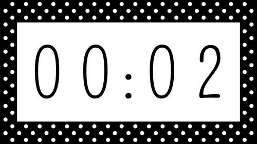 30 POLKA DOT (B) Video Countdown Timers - For PowerPoint, Google Slides ...