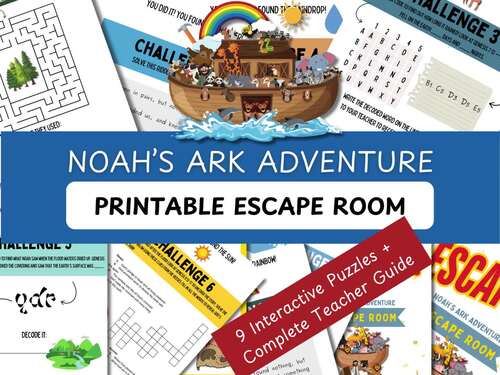 Christian Escape Room | Noah's Ark Escape Room | Christian Game | Bible ...