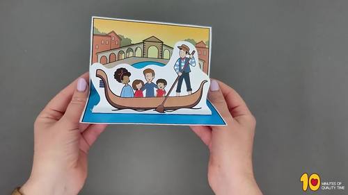 Gondola Ride In Venice Craft by 10 Minutes of Quality Time | TPT