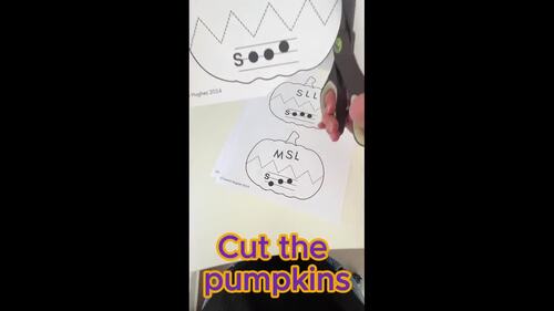 Solfege (So-Mi-La) Pumpkin Matching Game for Elementary Music Centers