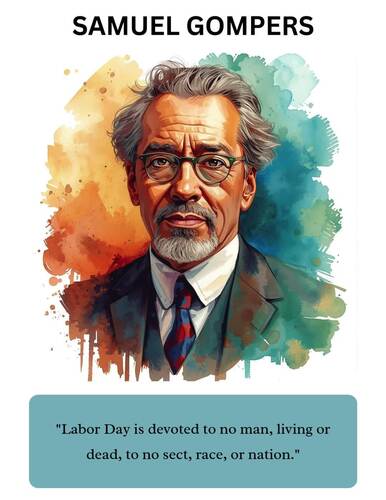 Set of 20 Posters Of The Most Famous Figures With Labor Day Quotes In ...