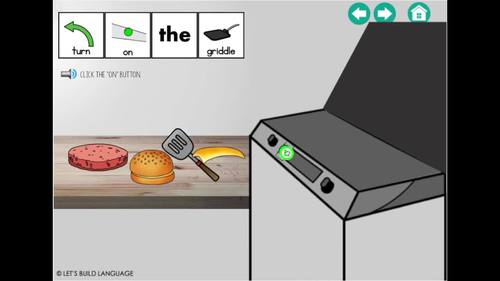 Burger Shop Language Activity Boom Cards™: Cooking | TPT