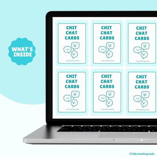 Chit Chat Cards | 50+ Conversation Starters for Lower Years (Grade F - 2)