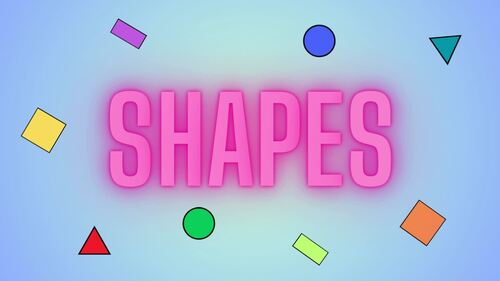 Shapes and Names Circle Rectangle Square Triangle Practice Coloring ...