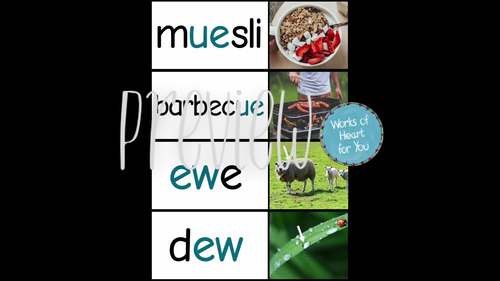 Variant Vowels - Vowel Teams 'ue' and 'ew' (long u) - Worksheets and ...