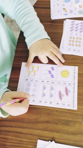 Space worksheets, Solar system busy book, Planet Preschool printable bundle