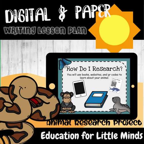 Animal Research Digital & Paper Writing Project by Education for Little ...