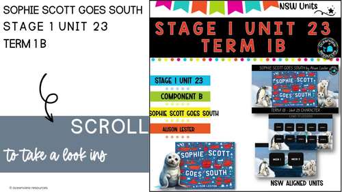NSW DET Stage 1 English Unit 23 SOPHIE SCOTT GOES SOUTH Component B TERM 1B