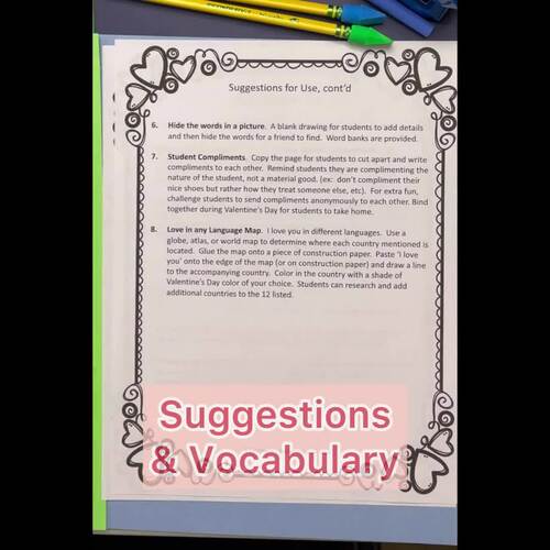 Valentine's Day Writing Activities by Help Writers Grow | TPT