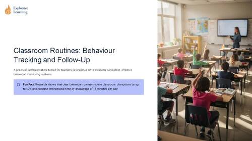 Classroom Routines Behaviour Tracking and Follow Up Implementation ...