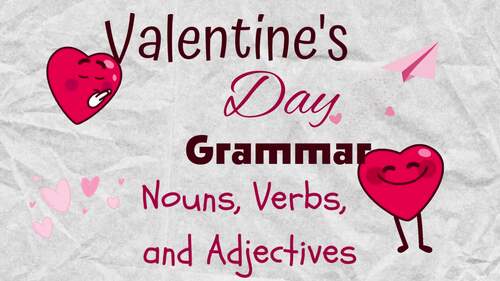 Valentine's Day Grammar Activity Packet by Standards in Elementary