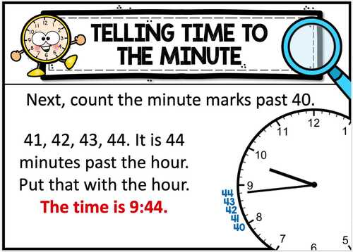 Telling Time to the Minute Printable & Digital Task Cards by 3rd Grade ...