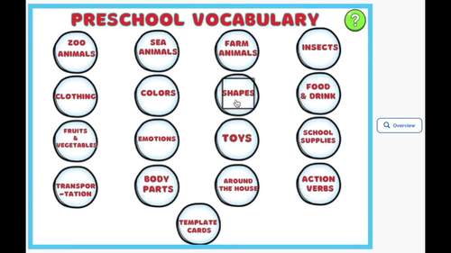 Preschool Vocabulary GAME - Build a Snowman - Winter/ Christmas | TPT