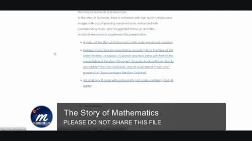 Montessori Story of Mathematics Fifth Great Lesson Digital Edition No ...