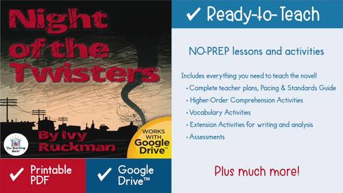 Night of the Twisters Novel Study Book Unit by The Teaching Bank