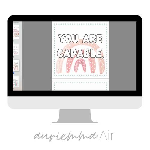 Boho-Themed Classroom Positivity Poster Set by AuriemmaAir | TPT