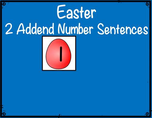Easter 2 Addend Addition & Subtraction With Ten Frames | TPT