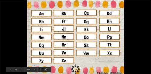 Digital Word Wall for Virtual or Distance Learning - EDITABLE by CabsClass