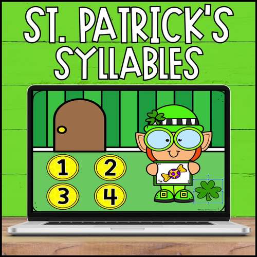 St. Patrick's Day Syllables for Google Slides™ by Rhody Girl Resources
